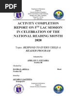 Sample LAC Session Minutes | PDF | Phonics | Teachers