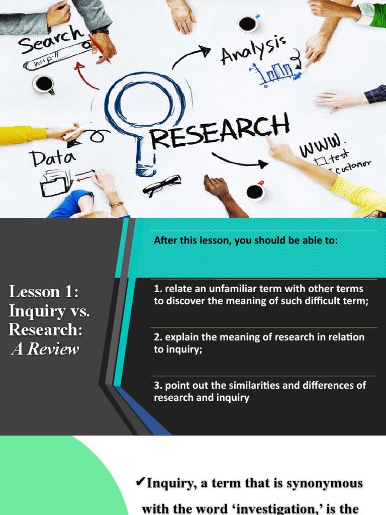 LESSON 1 Quantitative Research Characteristics and Importance | PDF ...