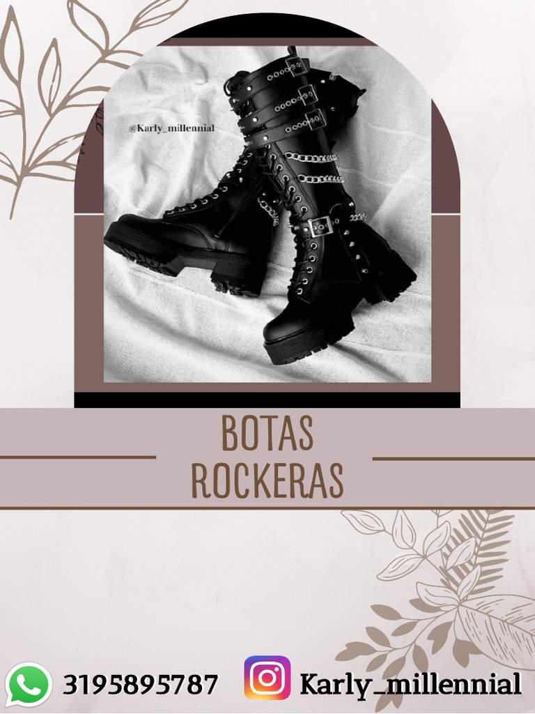 Botas Rockeras de Cuero y Charol | PDF