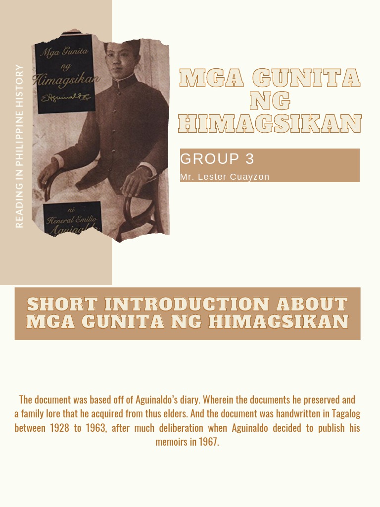 MGa Gunita NG Himagsikan 1 | PDF | Wars Of Independence | Southeast Asia MGa Gunita NG Himagsikan 1 | PDF | Wars Of Independence | Southeast Asia