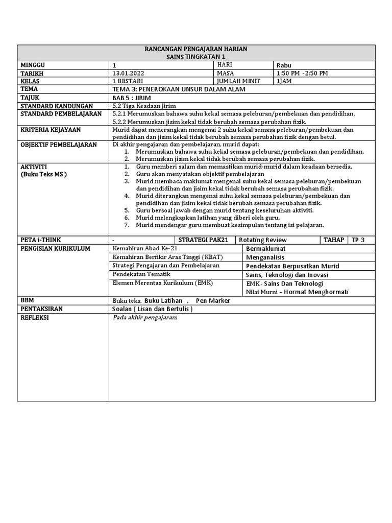 RPH 13 - 1 - 2022 | PDF