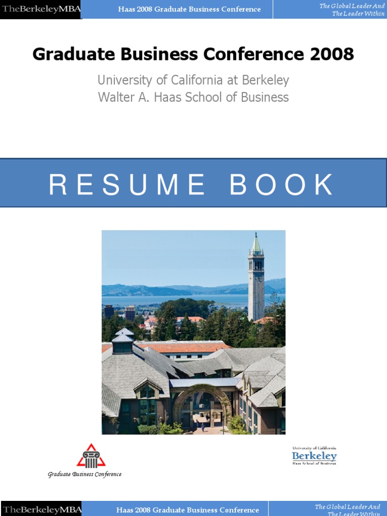 Resume Book GBC 2008 | PDF | Master Of Business Administration | Chief ...