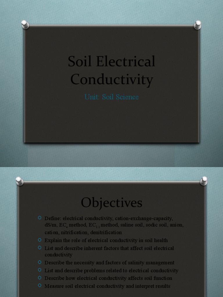 Understanding Soil Electrical Conductivity | PDF | Soil | Fertilizer