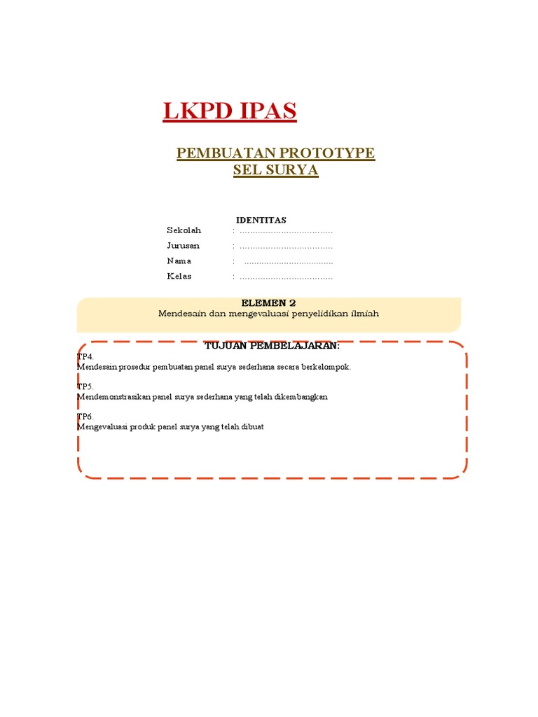 Lampiran LKPD IPAS | PDF