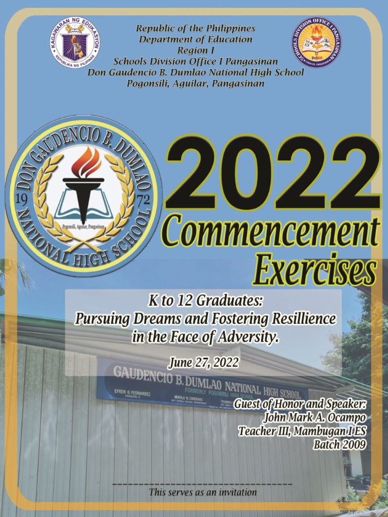 Graduation Program 2022 | PDF