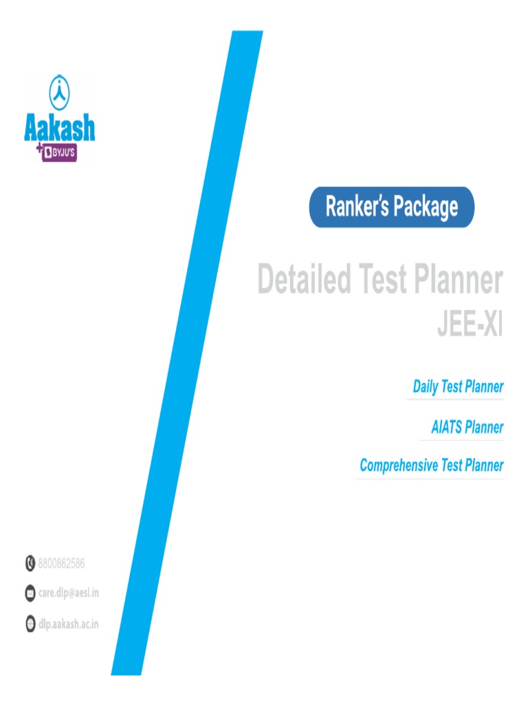 Class 11 Ranker Package - 2 Year IIT JEE Preparation - 0 - 0 | PDF