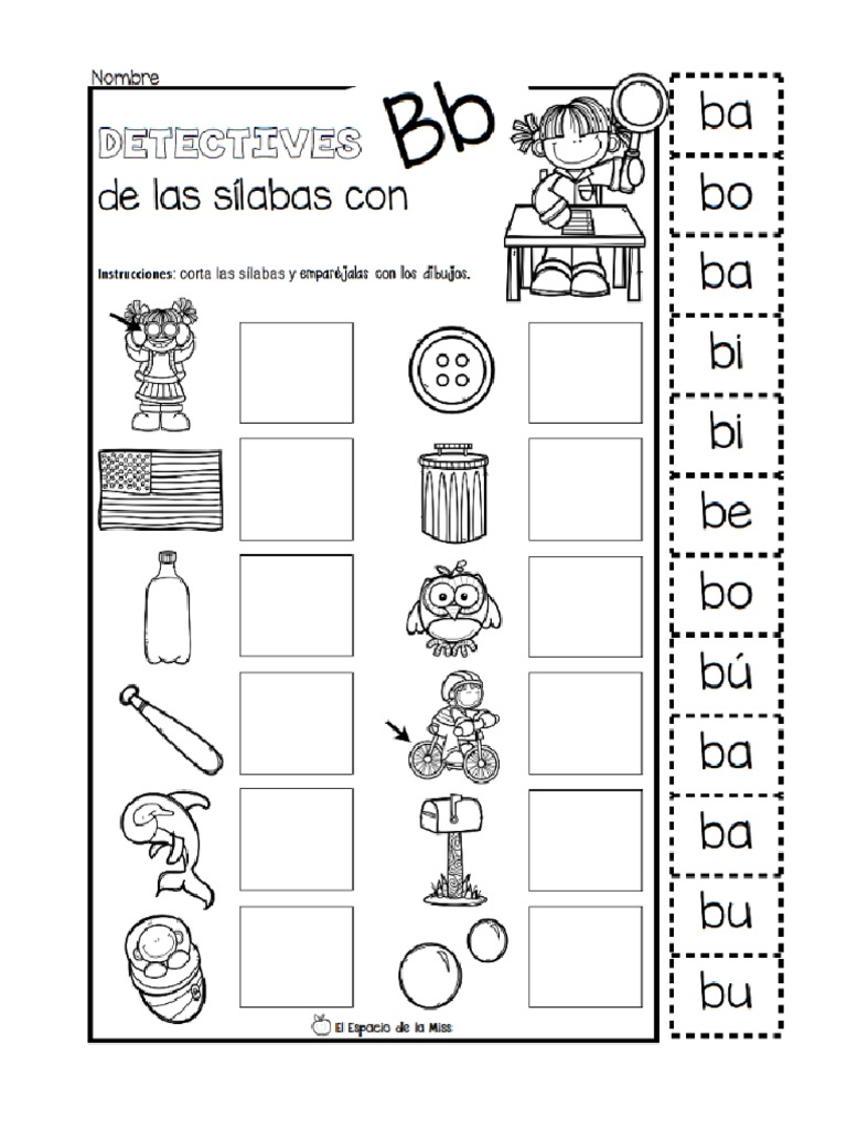 Cuadernillo de Silabas Simples Elprofe20 | PDF