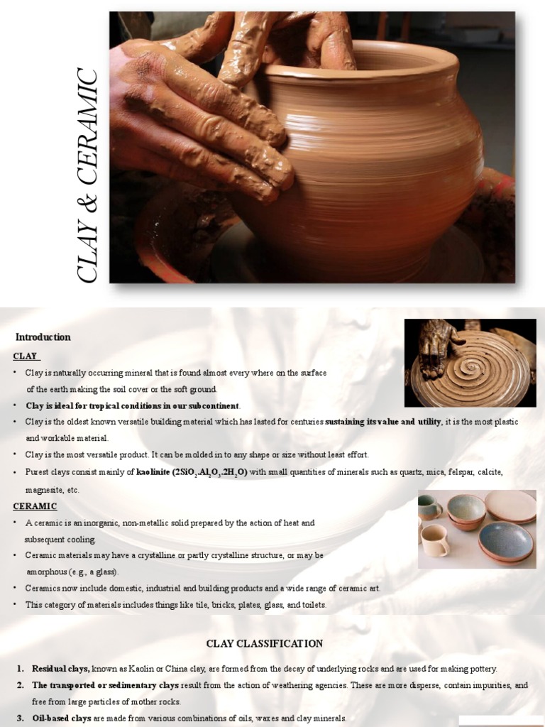 Clay & Ceramic - Craft - Final | PDF | Tile | Pottery