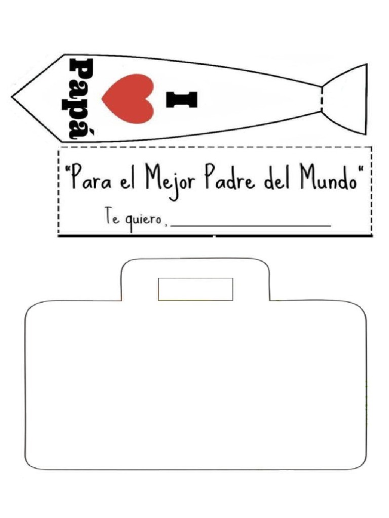 Tarjeta Dia Del Padre | PDF