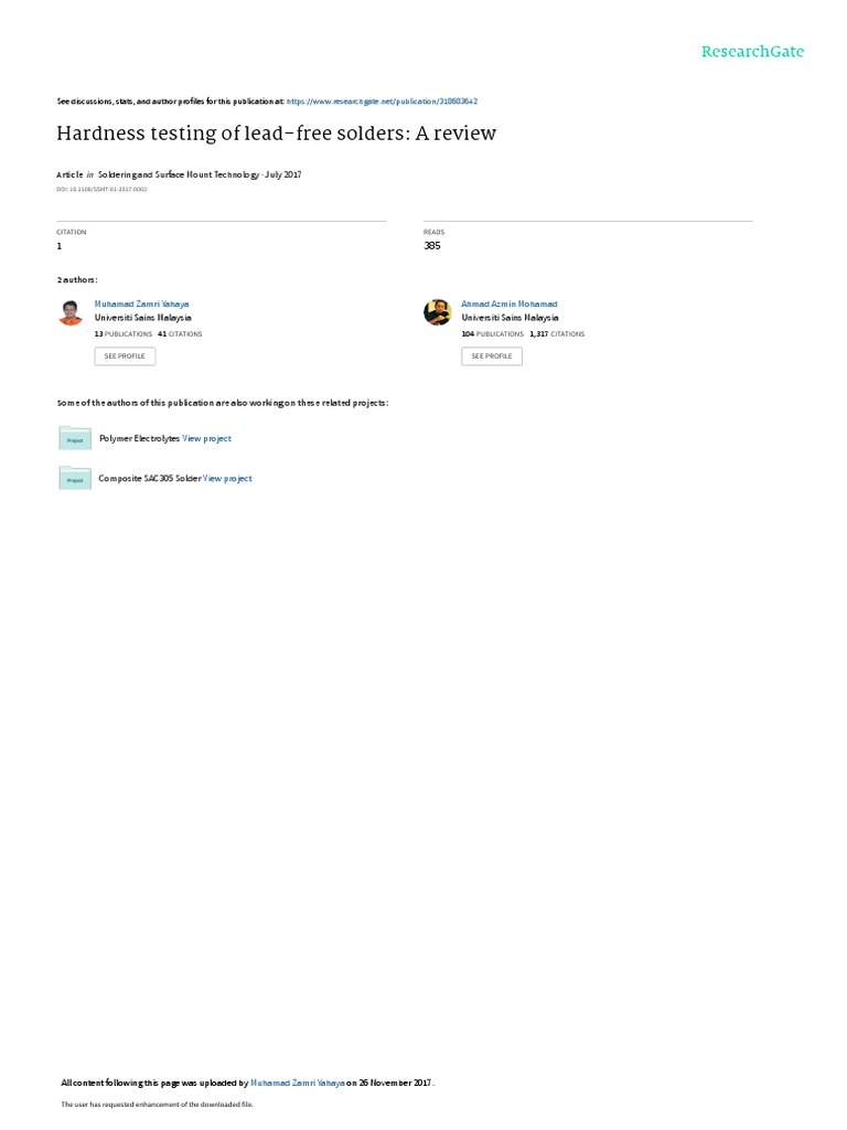 SSMT 01 2017 0002 | PDF | Hardness | Physical Sciences