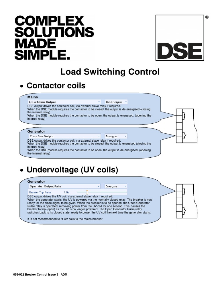An In-Depth Guide to Load Switching Control and Breaker Operation via ...