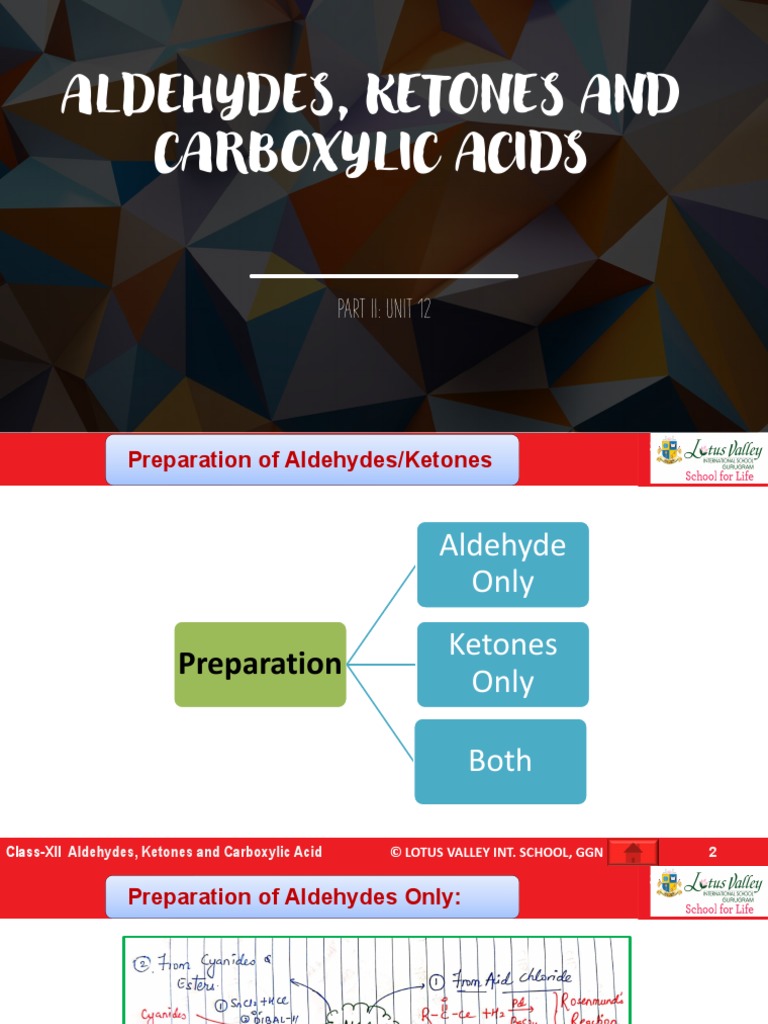 ALDEHYDE KETONE PPT 2 | PDF | Aldehyde | Chemical Substances