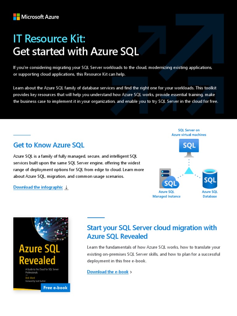 Azure SQL IT Resource Kit | PDF | Cloud Computing | Microsoft Azure
