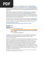 Etimología de La Palabra Ética | PDF | Filosofía