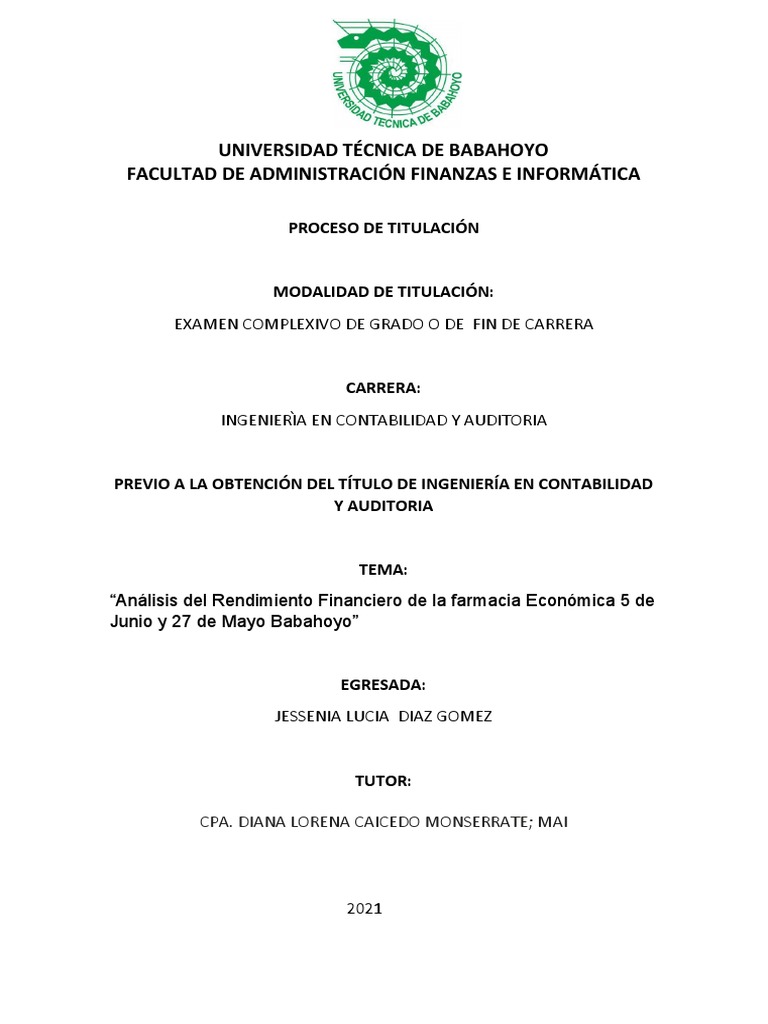 E Utb Fafi Ica 000511 | PDF | Capital de trabajo | Business