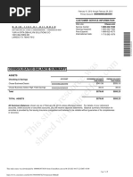 Equity Bank Statement Sample | PDF | Banks | Equity (Finance)