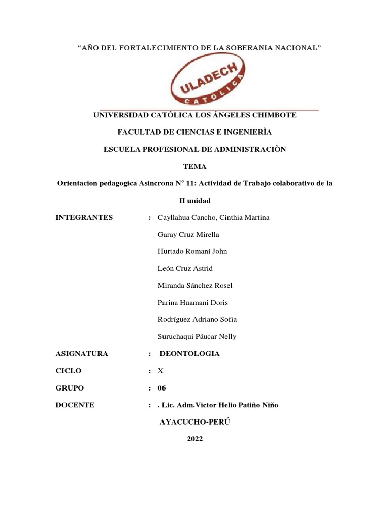 Orientacion Pedagogica Asincrona #11 | PDF | Contabilidad | Economias