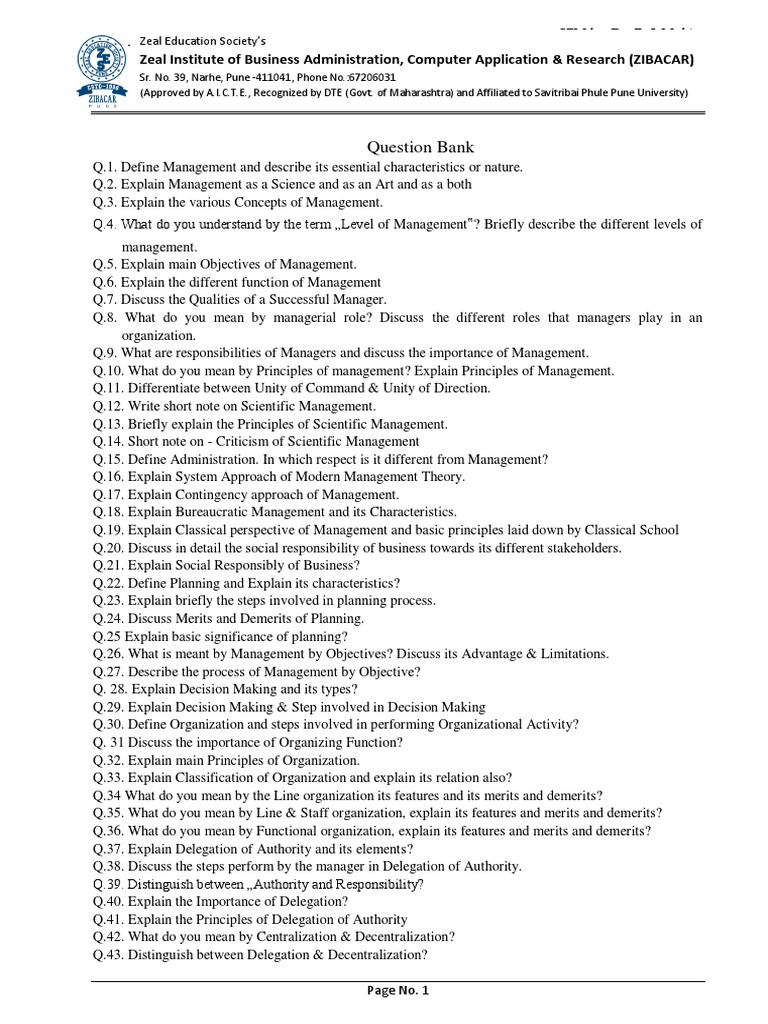 PPMob Question Bank | PDF | Leadership | Behavioural Sciences