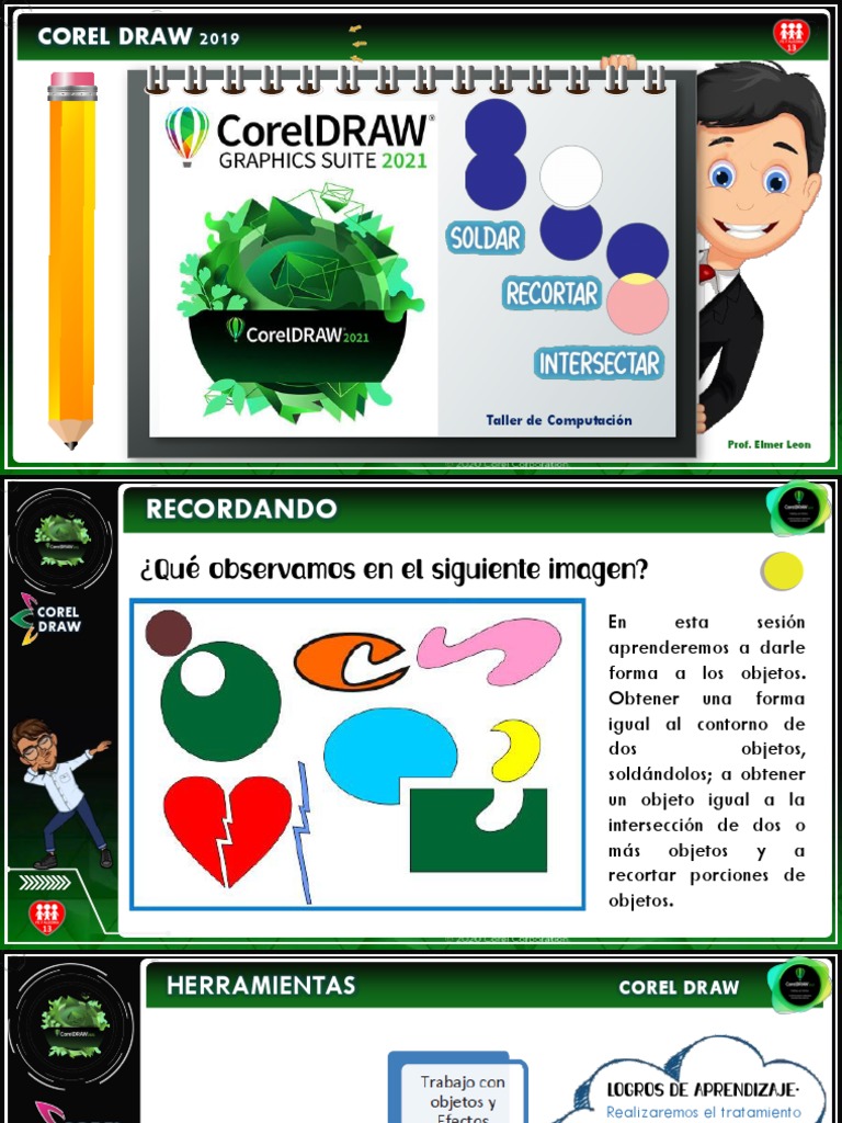 Recortar y Soldar en Corel Draw | PDF | Ventana (informática)