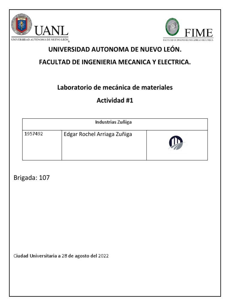 Practica 1 Materiales | Descargar gratis PDF | Resistencia de materiales | Software