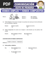 Ejercicios de Verbos para 4° Primaria | PDF