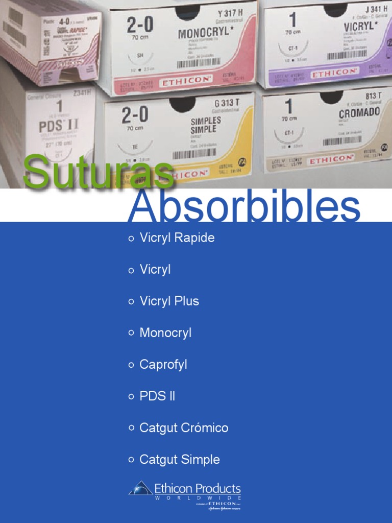 Suturas Absorbibles | Descargar gratis PDF | Sutura Quirúrgica | Materiales