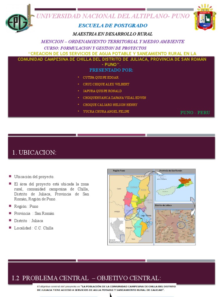 g3 - Analisis de Riesgo - Creacion de Los Servicios de Agua Potable y Saneamiento Rural | PDF ...