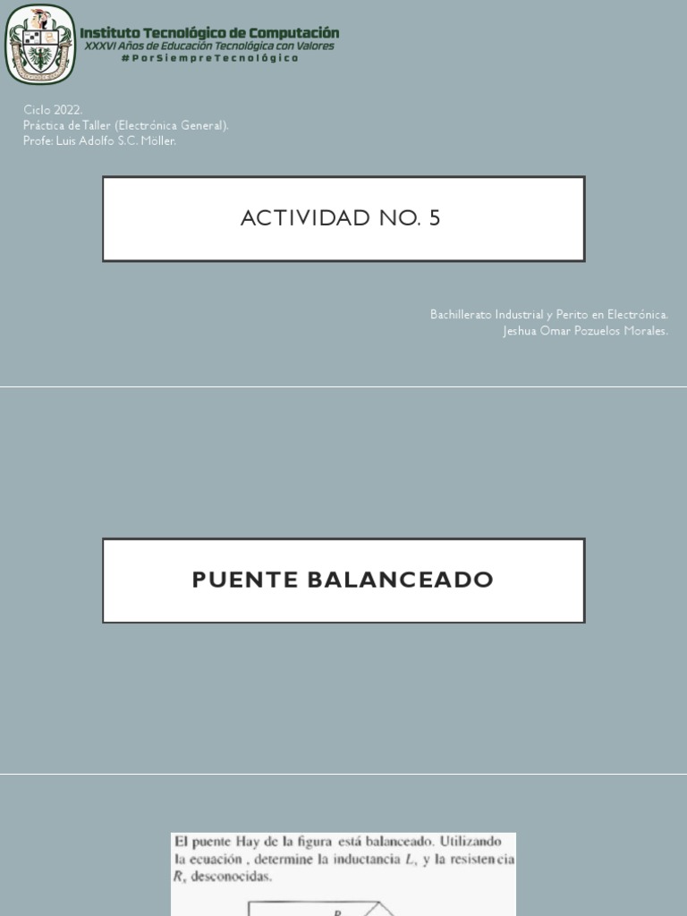 Informe Act5 Electri | PDF