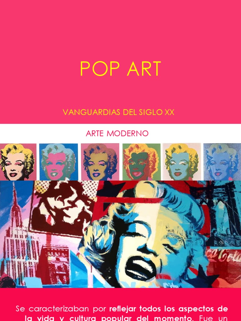 Actividad 22. Pop Art. Arte Contemporaneo | PDF | Andy Warhol | Las artes