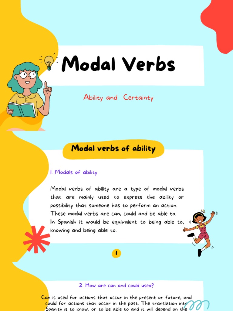 Modal Verbs - Ability and Certainty - Pakisa | PDF | Verb | Linguistic Typology