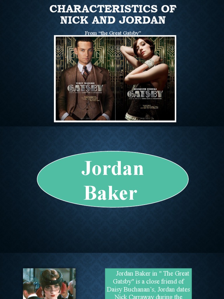 Characteristics of Nick and Jordan | PDF | The Great Gatsby