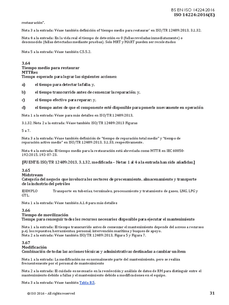 ISO 14224 2016 Espaol - Compress 21 25 | PDF | Ingeniería de ...