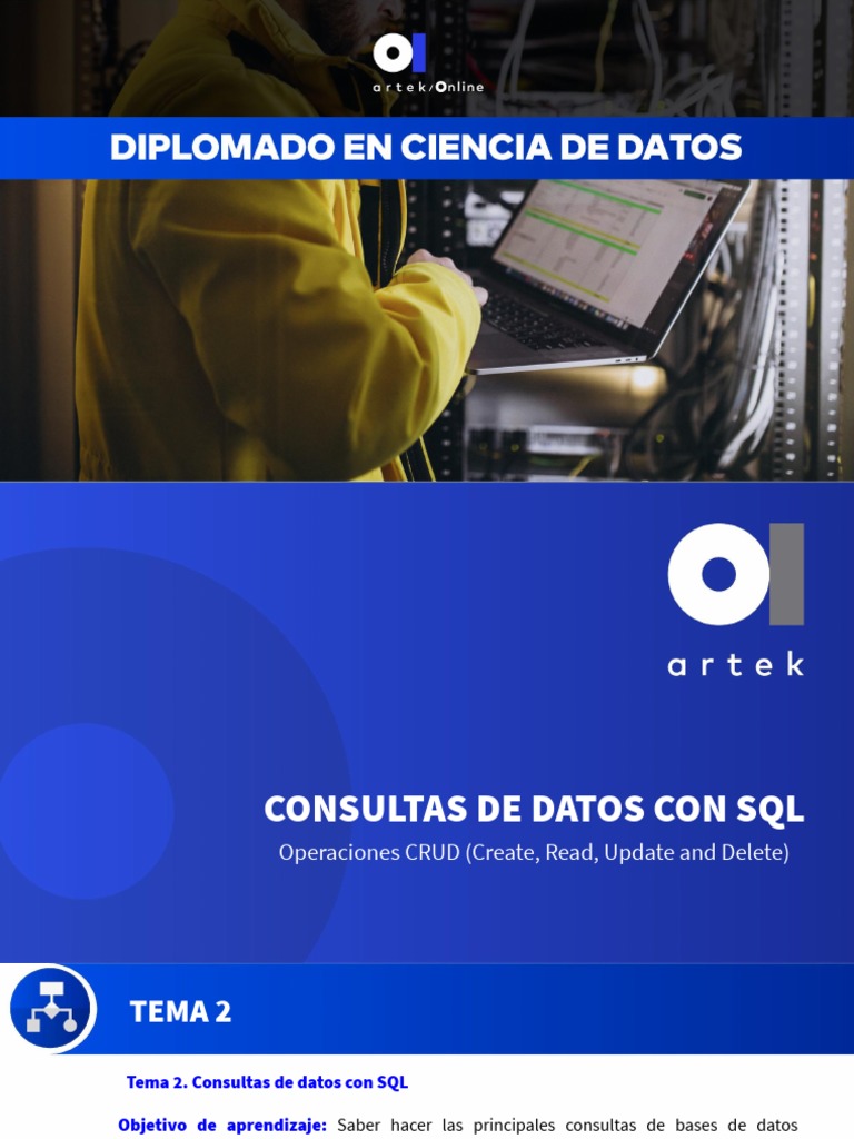Clase 15. CONSULTAS DE DATOS CON SQL Operaciones CRUD | PDF | SQL | Recuperación de información