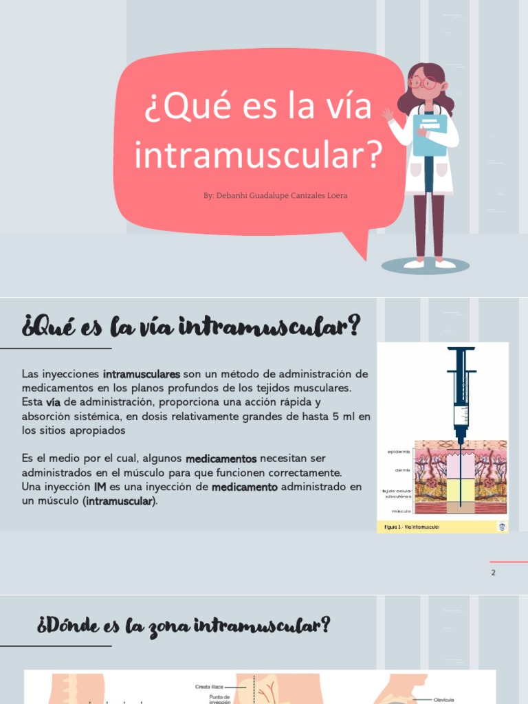 La vía intramuscular: una guía completa sobre su administración y ...