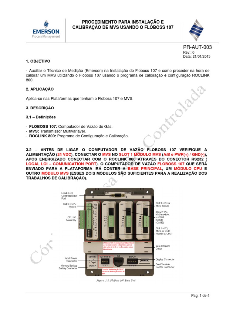 Instalar e Calibrar MVS Floboss 107 | PDF | Era da Informação ...