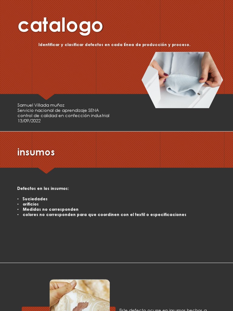 Catalogo Defectos | PDF | Textiles | Materiales