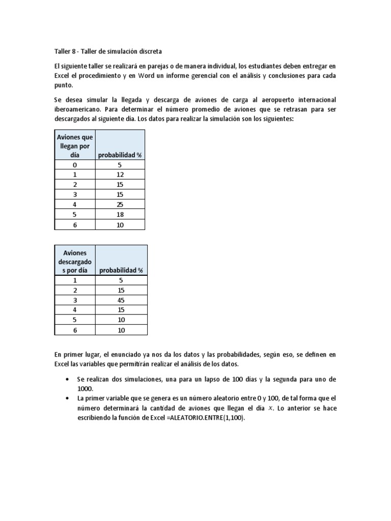 Simulacion | PDF | Microsoft Excel Simulacion | PDF | Microsoft Excel