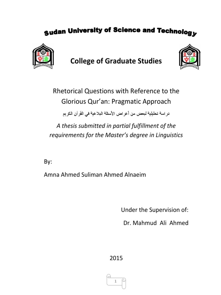 Rhetorical Questions With... | PDF