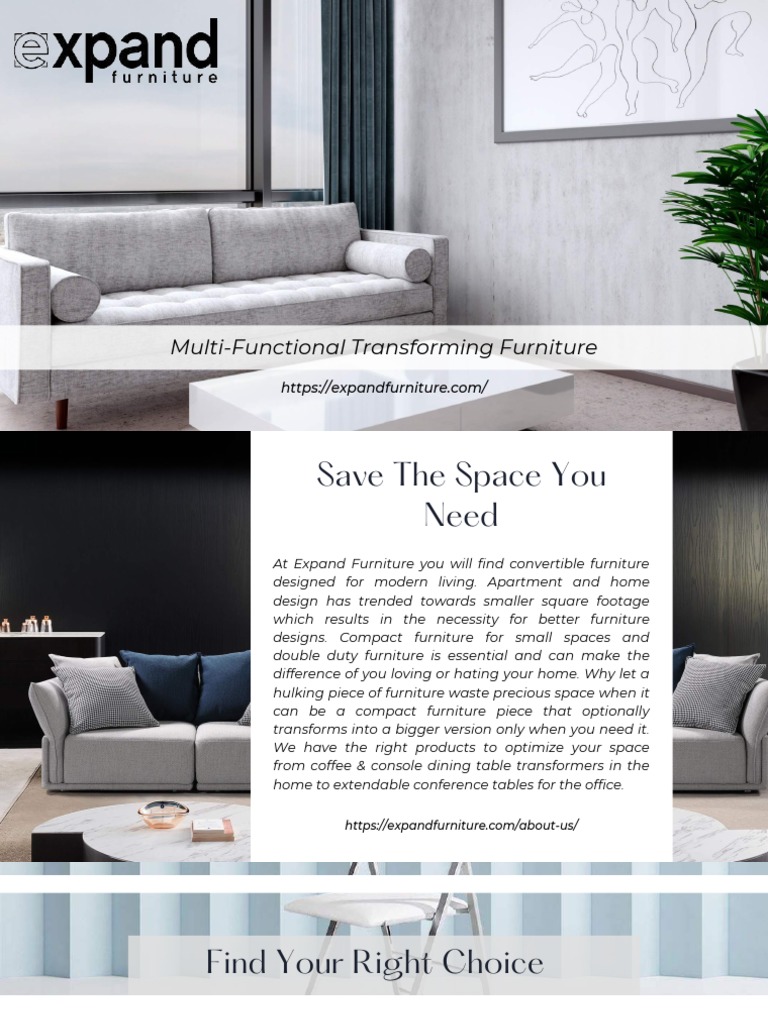 Multi-Functional Space-Saving Furniture | PDF | Furniture