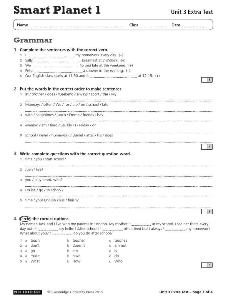 Unit 3 Extra Test Without Answers | PDF | Linguistics | Cognitive Science