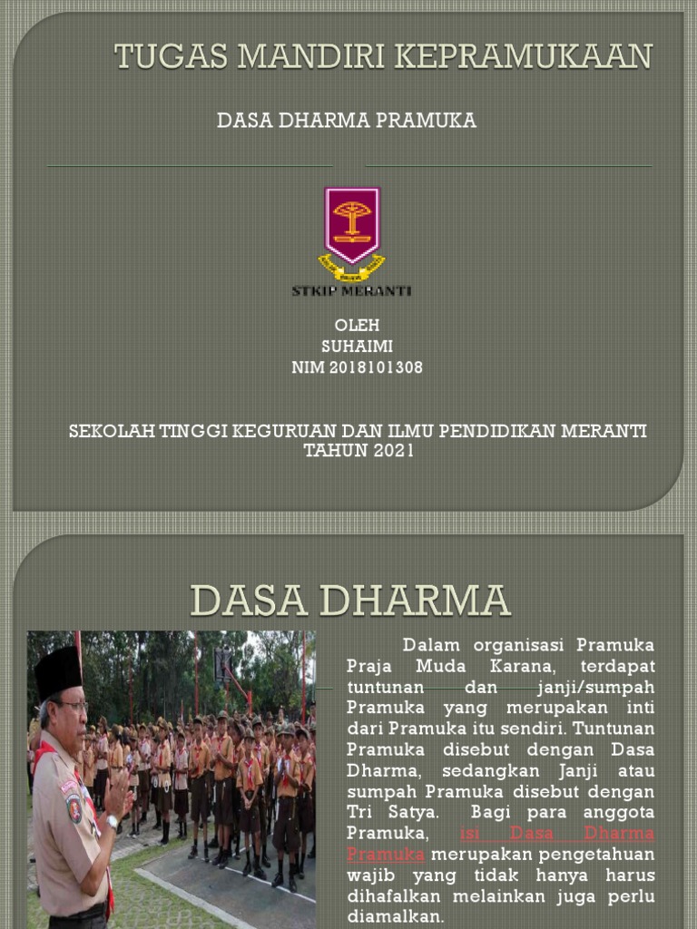 DASA DHARMA PRAMUKA-dikonversi | PDF