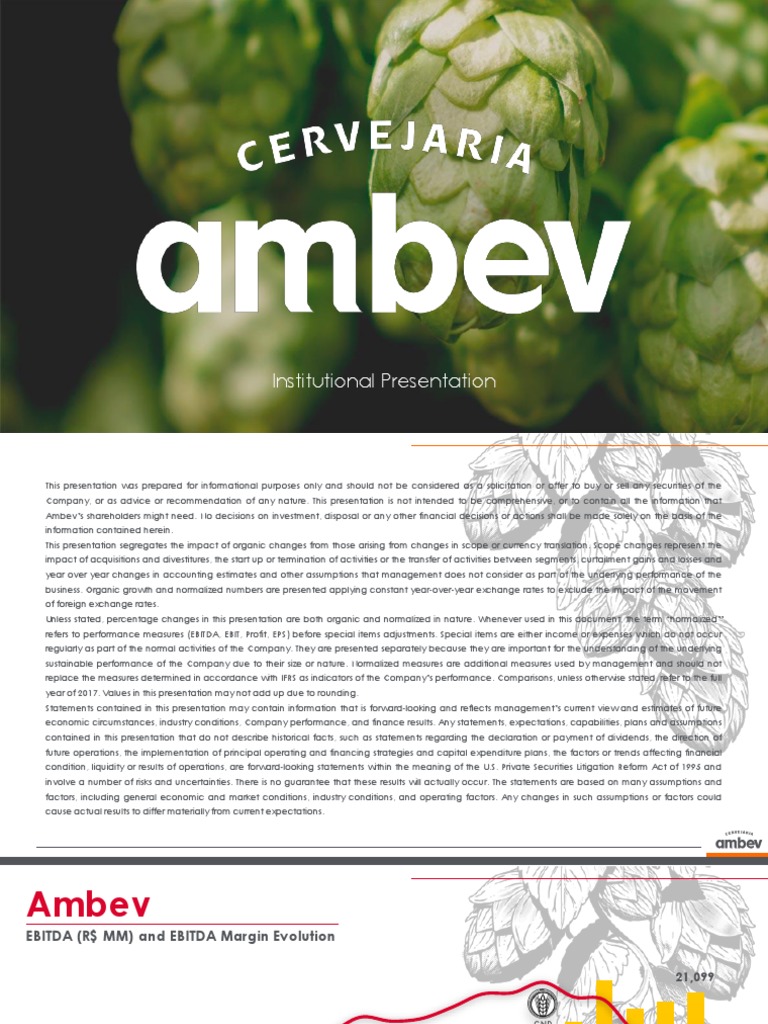 Ambev Presentation Dec.19 | PDF | Exchange Rate | Entrepreneurship