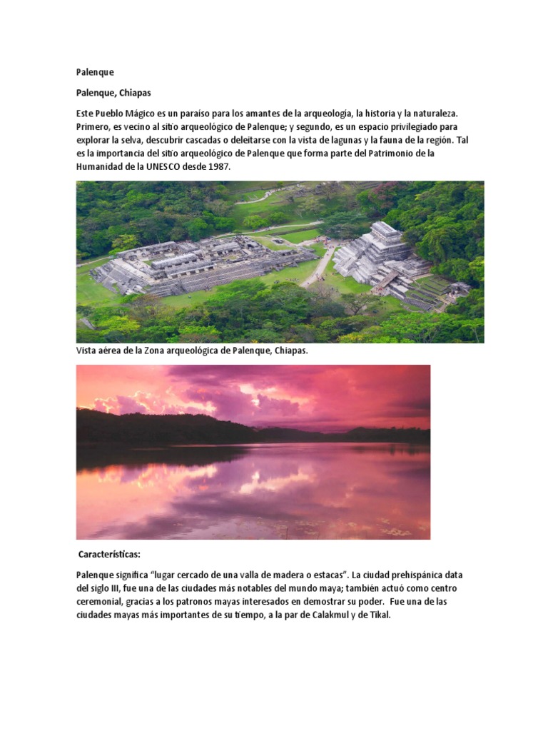 Palenque | PDF | Chiapas