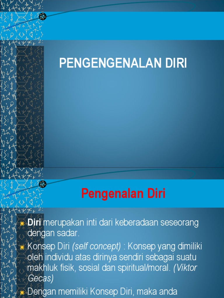 Pengenalan Diri dan Konsep Diri | PDF | Karier & Perkembangan