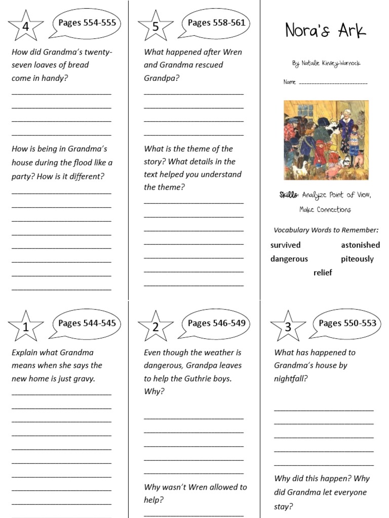 Grade 3 Activity: Nora's Ark Report | PDF