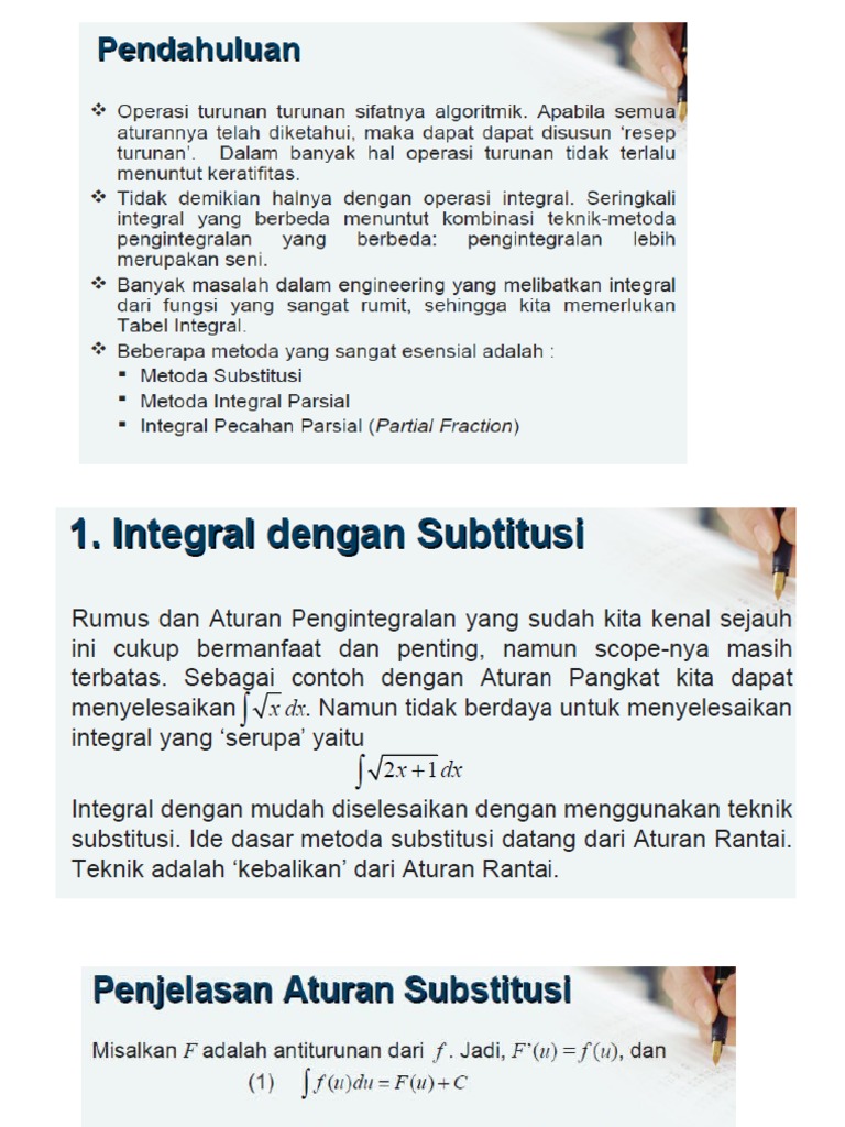 Teknik Integral | PDF