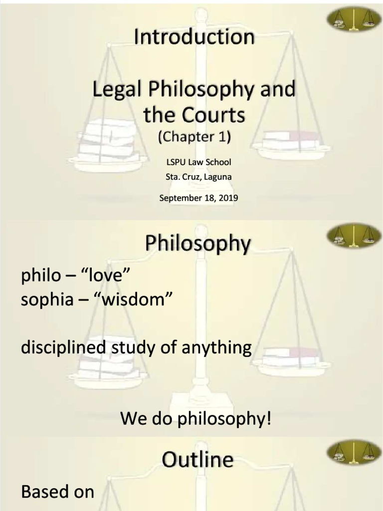 Philosophy of Law: An Introduction to Using Philosophical Approaches to Shed Light on Legal ...