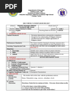 DLL Week 5 Grade 9 Science | PDF | Heredity | Dominance (Genetics)