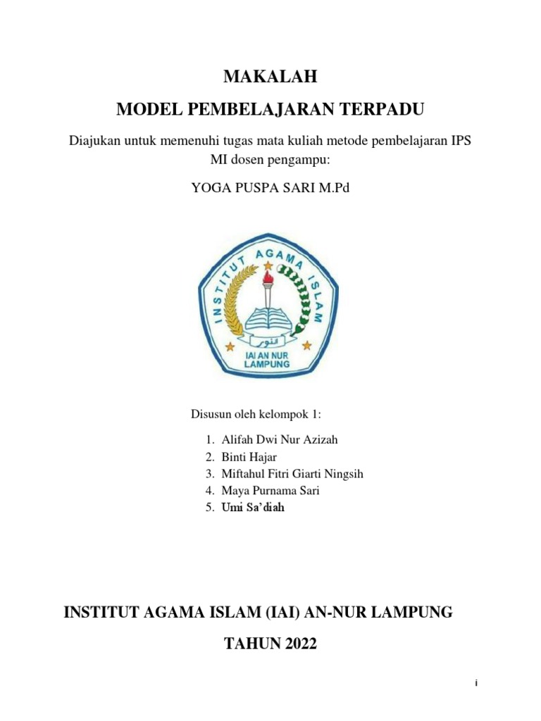 Penerapan Model Pembelajaran Fragmented | PDF | Karier & Perkembangan ...