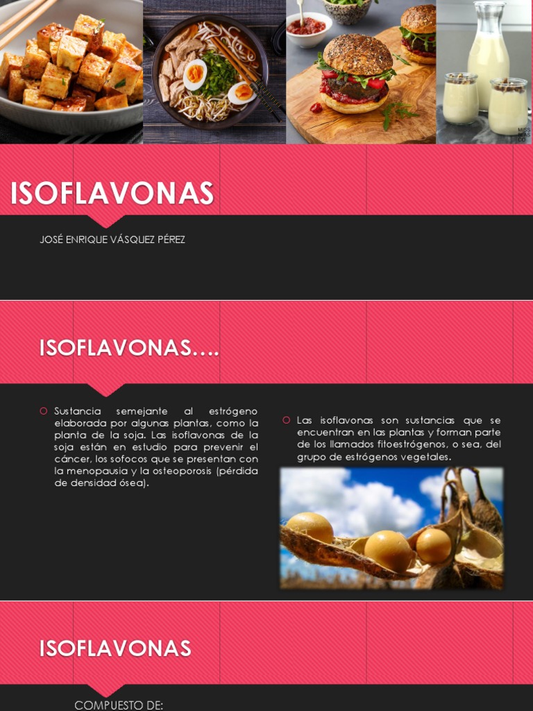 Los beneficios de las isoflavonas y su importancia para la salud | PDF ...